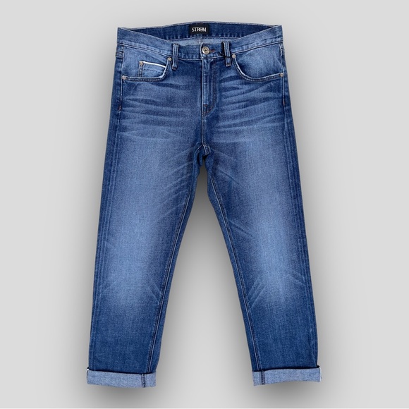 Strom | Jeans | Nwt Strom Femton Boyfriend Cone Mills Blank Id Stretch ...